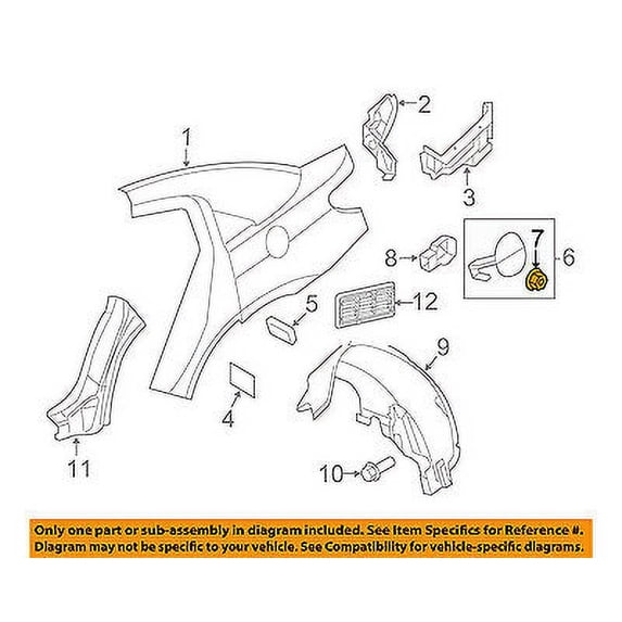 CHRYSLER OEM Fender-Fuel Door Gas Cap Hatch Bumper 5027529AA - Walmart.com
