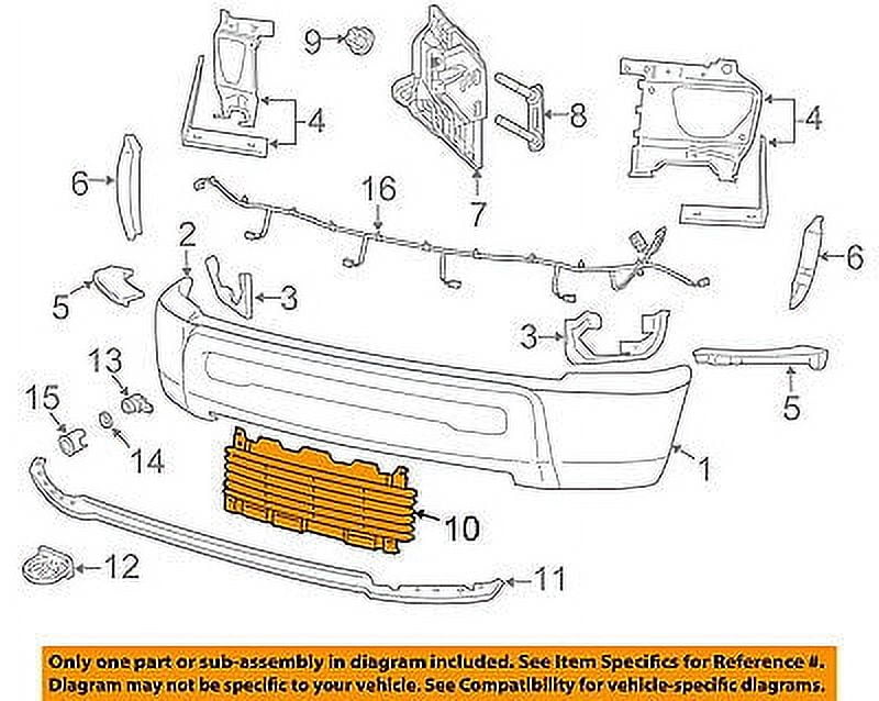 CHRYSLER OEM Front Bumper-Lower Panel 68066341AB - Walmart.com