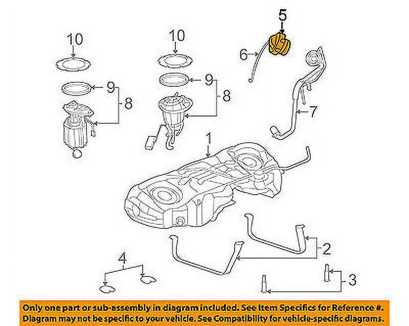 CHRYSLER OEM Fuel Tank Filler-Gas Cap 52030389AB - Walmart.com