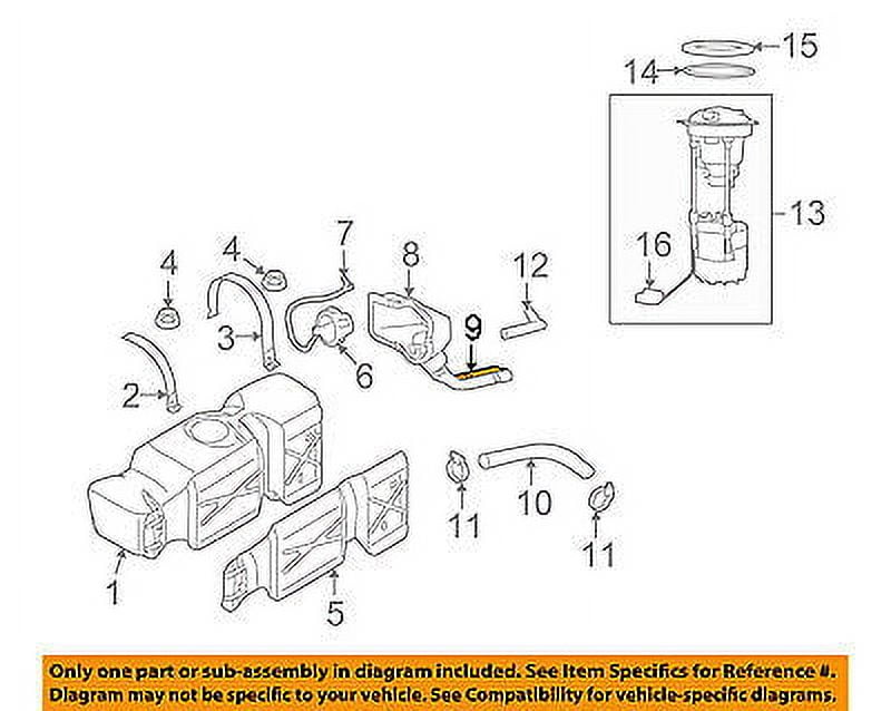 CHRYSLER OEM Fuel Tank-Fuel Filler Neck Tube 52122669AE - Walmart.com