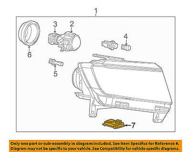 CHRYSLER OEM Headlight Head light lamp-Control Module 68086783AA ...