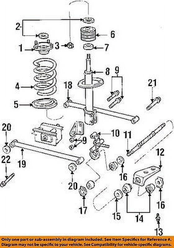 CHRYSLER OEM Rear Suspension-Rr Lateral Rod Bolt 6502796 - Walmart.com
