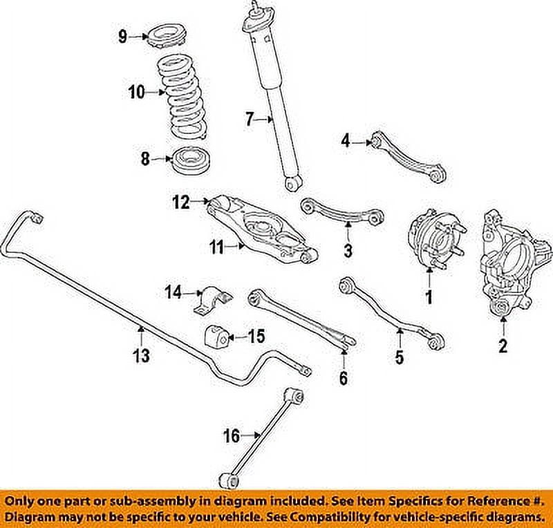 CHRYSLER OEM Rear Suspension-Track Bar 68184784AA - Walmart.com