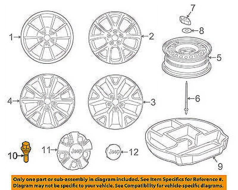 CHRYSLER OEM Wheel-Lug Nut 6511051AA - Walmart.com