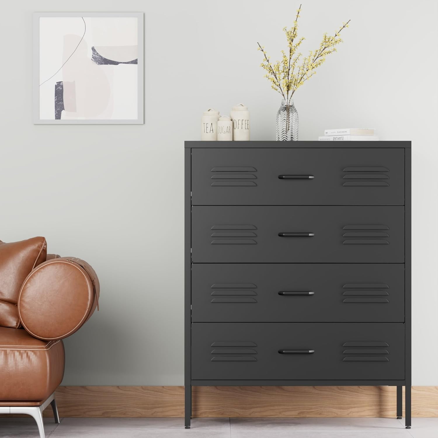 CHSHIN Modern Metal Chest of 4 Drawers for Closet,Chests of Drawers for ...
