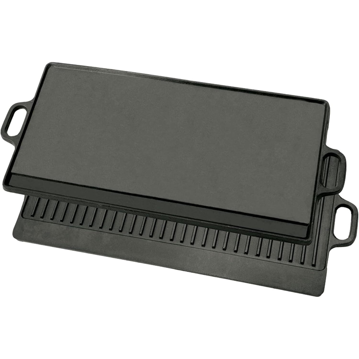 CHSP 7428 28-in Cast Iron Reversible Rectangular Griddle Features Flat ...