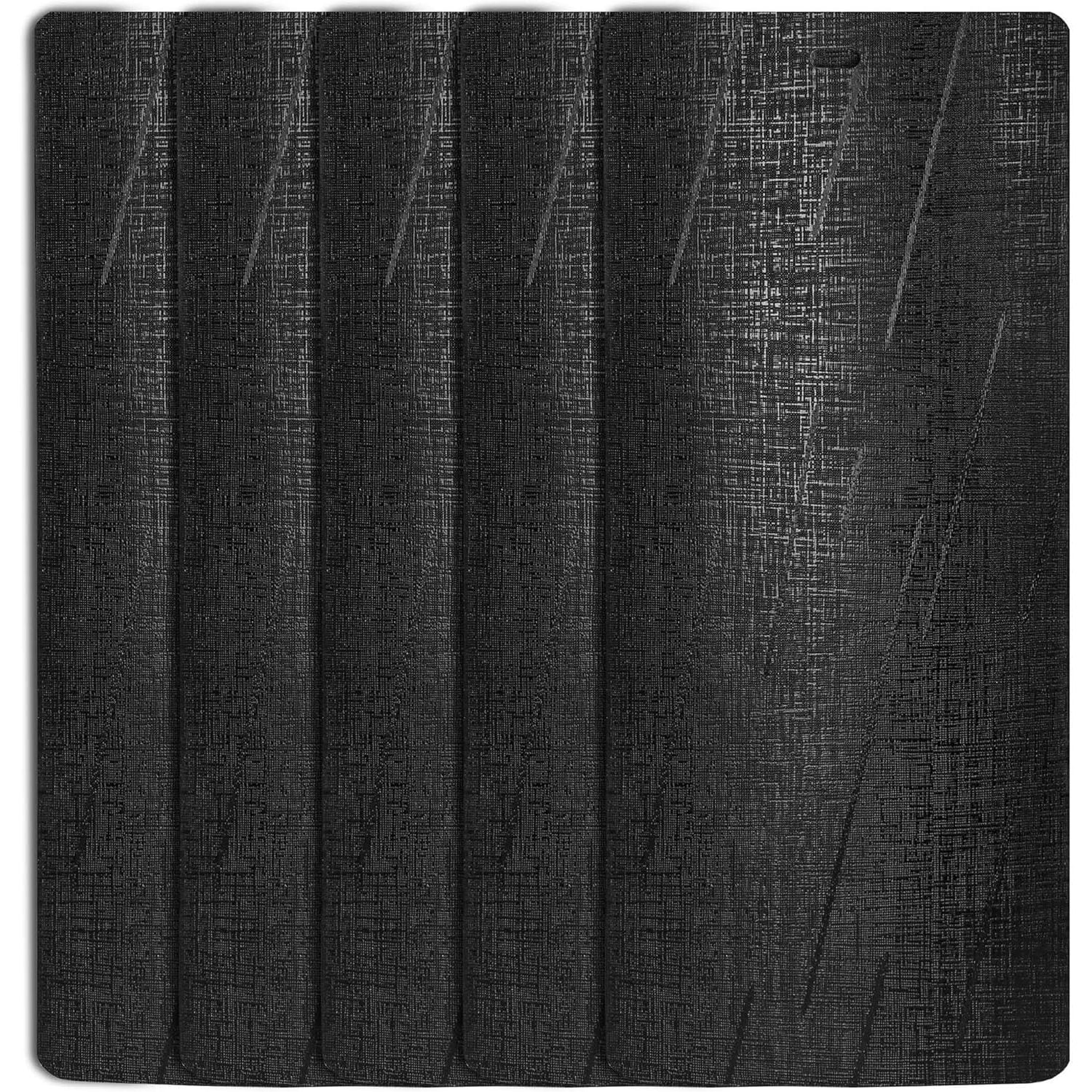 CHSP Silky Black Vertical Blind Texture Slats Sliding Door 82.5 Qty 5 ...