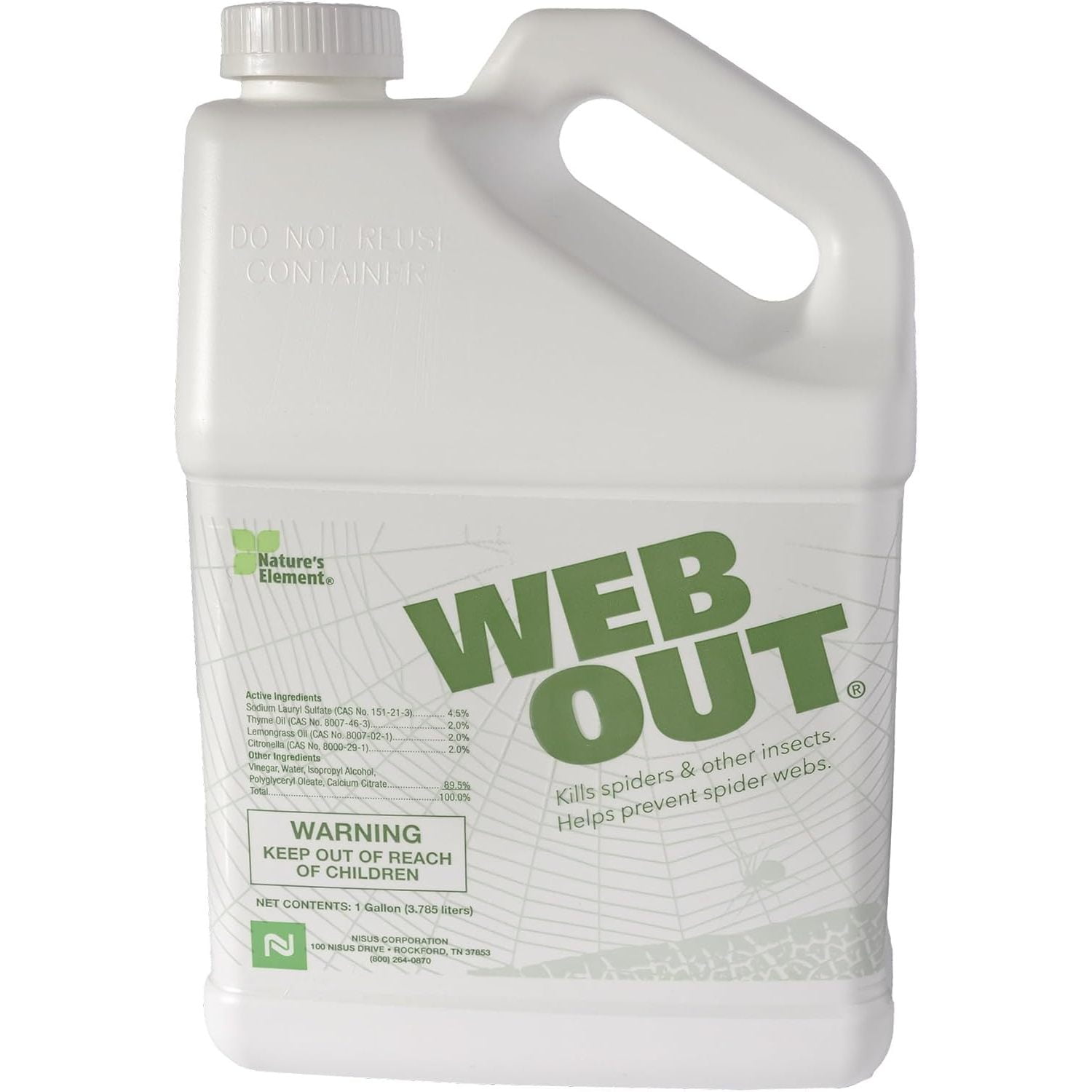 CHSP Web Out Cobweb Eliminator and Repels Spiders, Ants, Mosquitoes ...