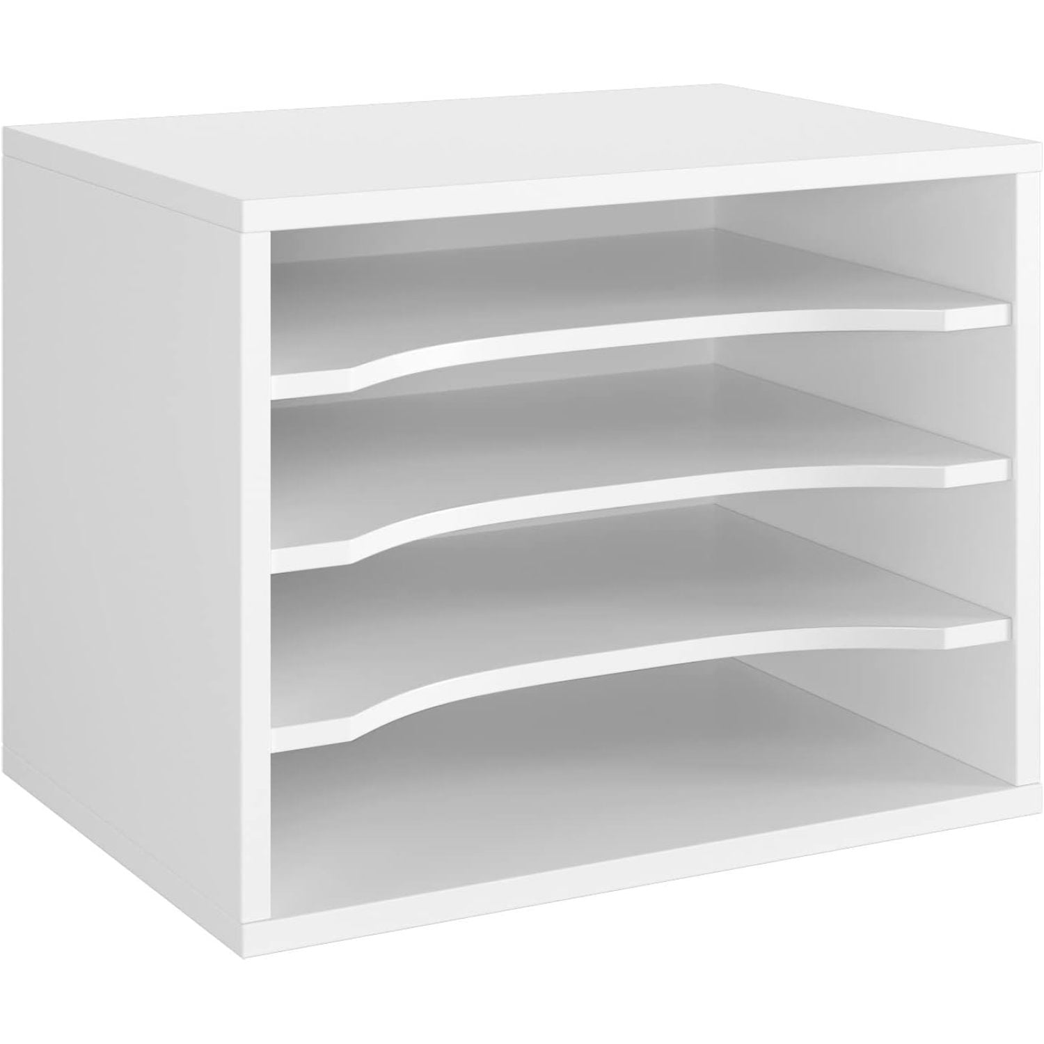 CHSP Wood Desktop File Organizer, Document Letter Tray Paper Storage ...