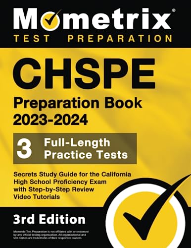 Pre-Owned CHSPE Preparation Book 2023-2024 - 3 Full-Length Practice ...
