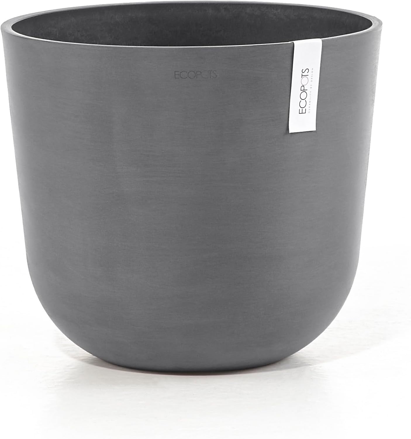 CHTER Oslo Durable Modern Round Indoor/Outdoor Recycled-Based Composite ...