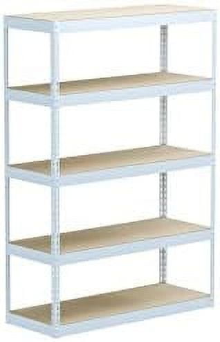 CHTYIIUN MonsterRax Modular Garage Shelving - 5 Tier Shelves Tall Metal ...