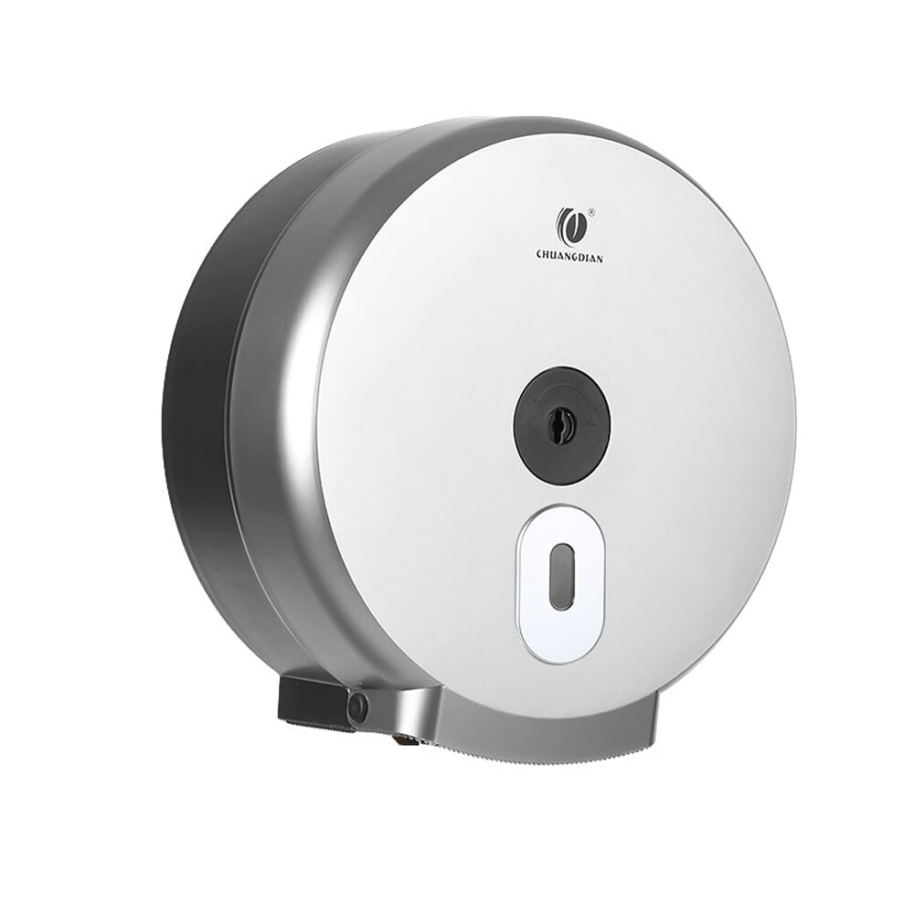 CHUANGDIAN Wall-mounted Bathroom Tissue Dispenser Round Paper Towel ...