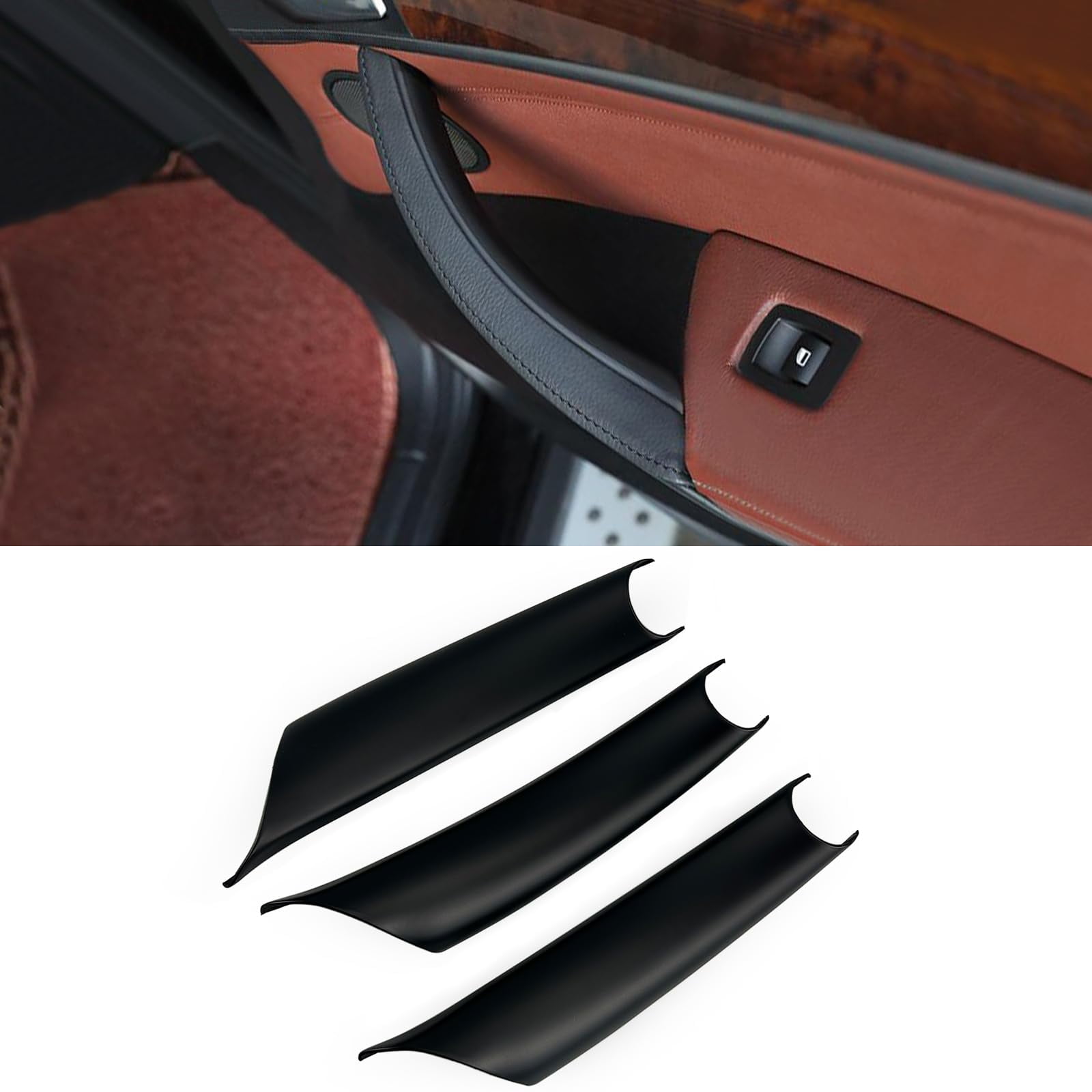 CHUANGHUI 3PCS Car Door MMF7 Handle Cover Fit for BMW X5 E70 F15 F85 ...