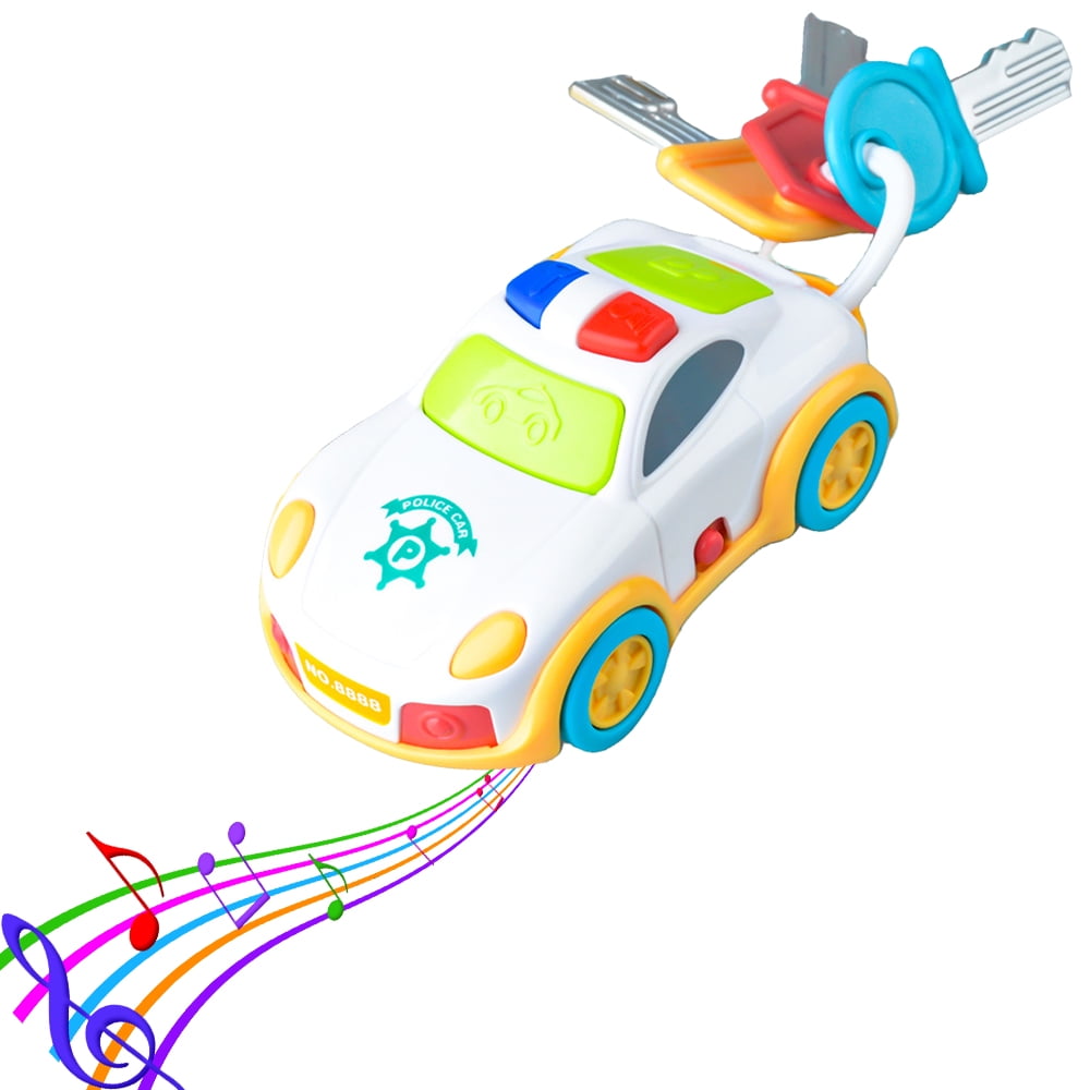 CHUANK Baby Car Keys Teether - Toddlers Sensory Learning Toy - Musical ...