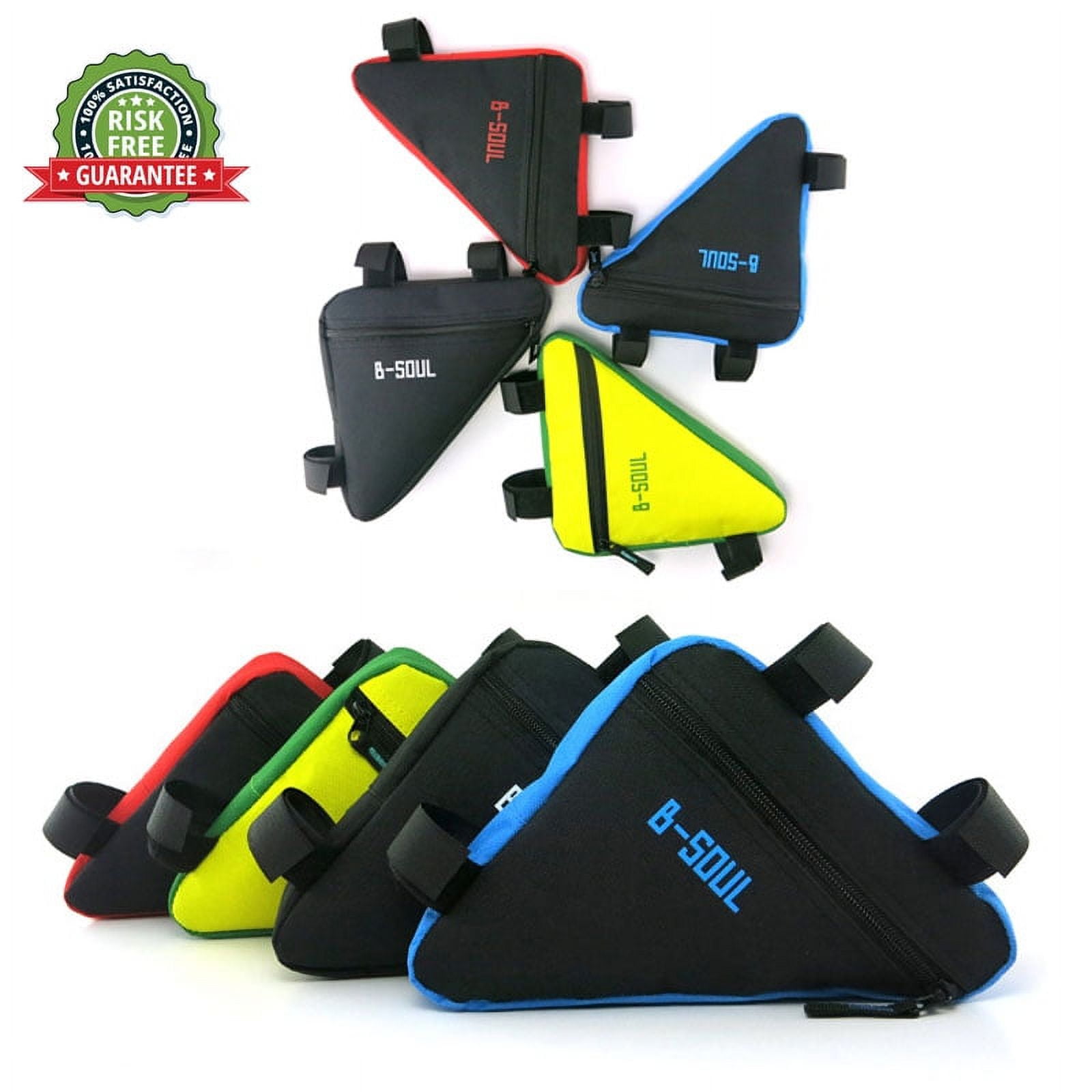 CHUANK Bicycle Front Frame Bag Cycling Bike Tube Pouch Holder Saddle ...