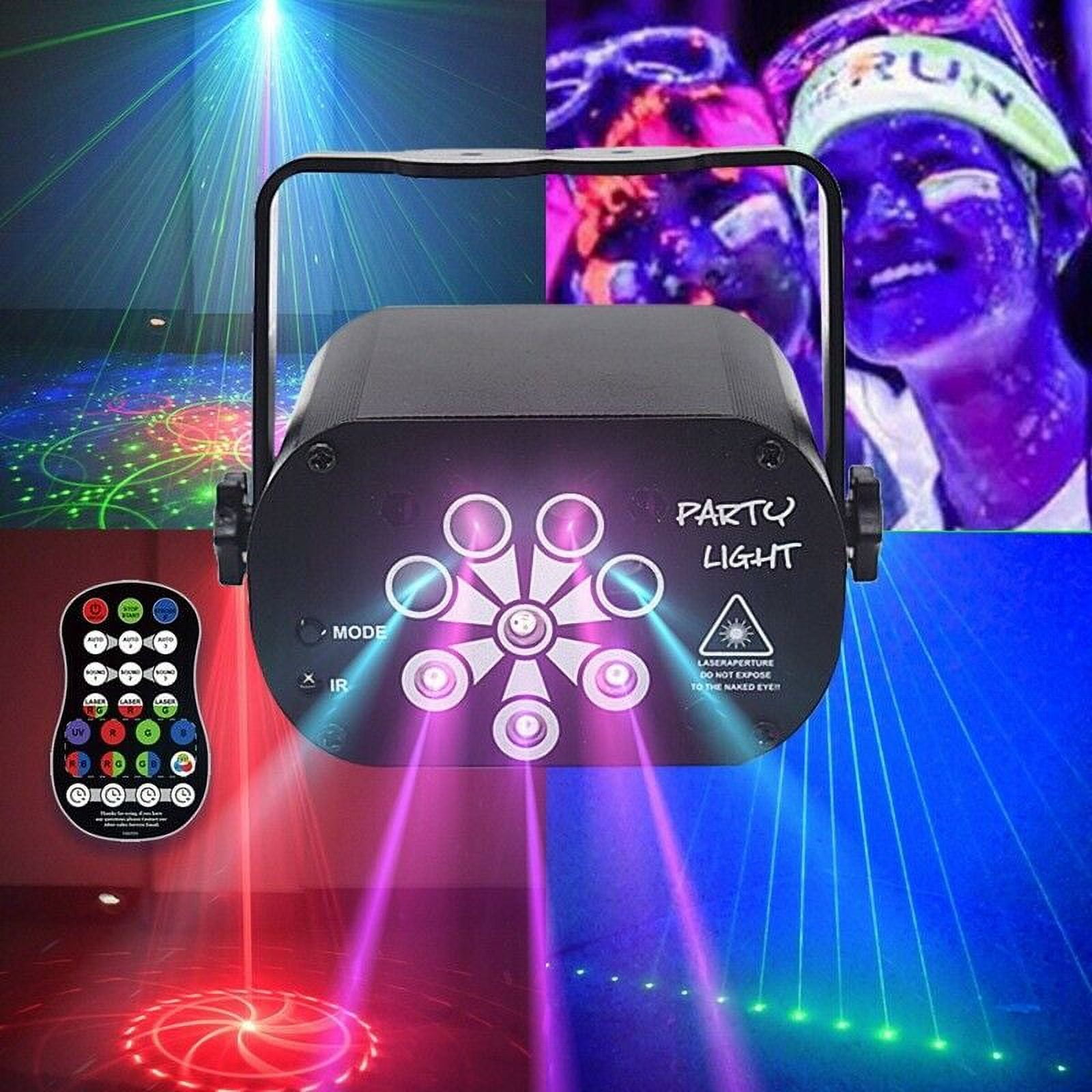 CHUANK Patterns Projector LED RGB Laser Stage Light DJ Disco KTV Home ...
