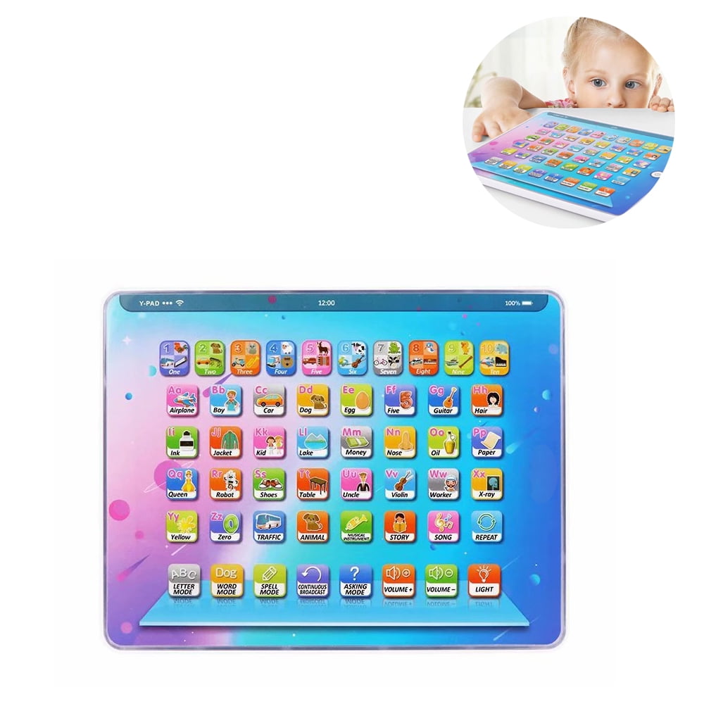 CHUANK Toddler Learning Toy, Kids Tablet - Interactive Educational ...
