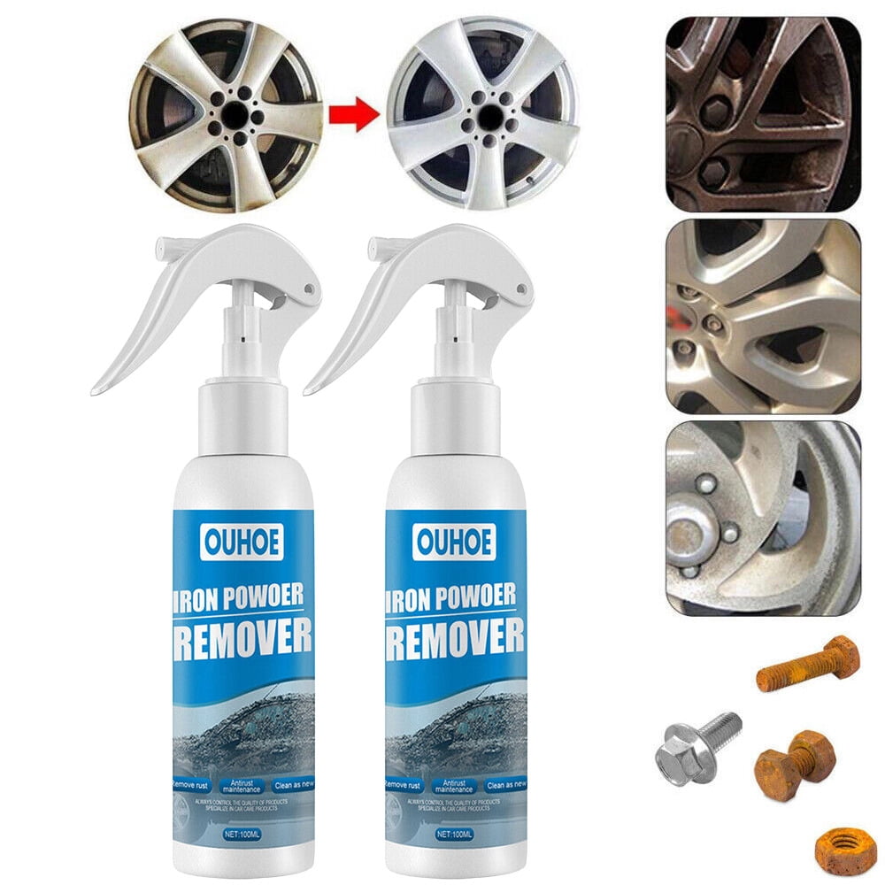 CHUAYA Car Rust Removal Spray, Iron Power Remover, Car Rust Removal ...