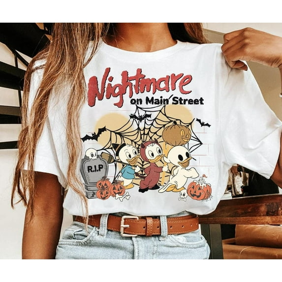 CHUBU Disney Nightmare on Main Street Ducktales Halloween T-Shirt ...