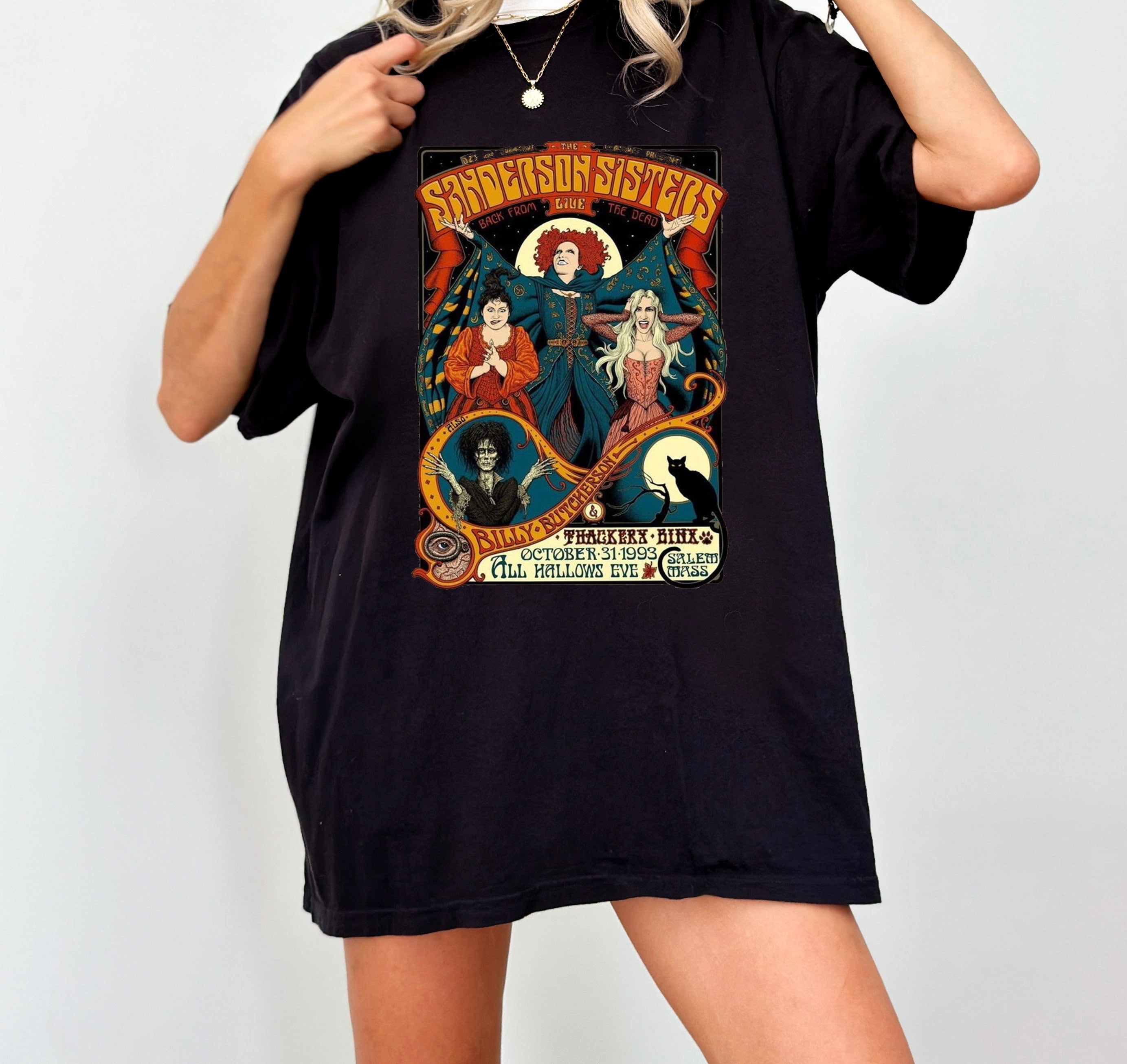 CHUBU Disney Sanderson Sisters Horror Movie T-Shirt, It's Just A Bunch ...