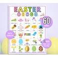 CHUBU Easter Bingo, 60 Easter Bingo Cards, Easter Activity For , Easter ...