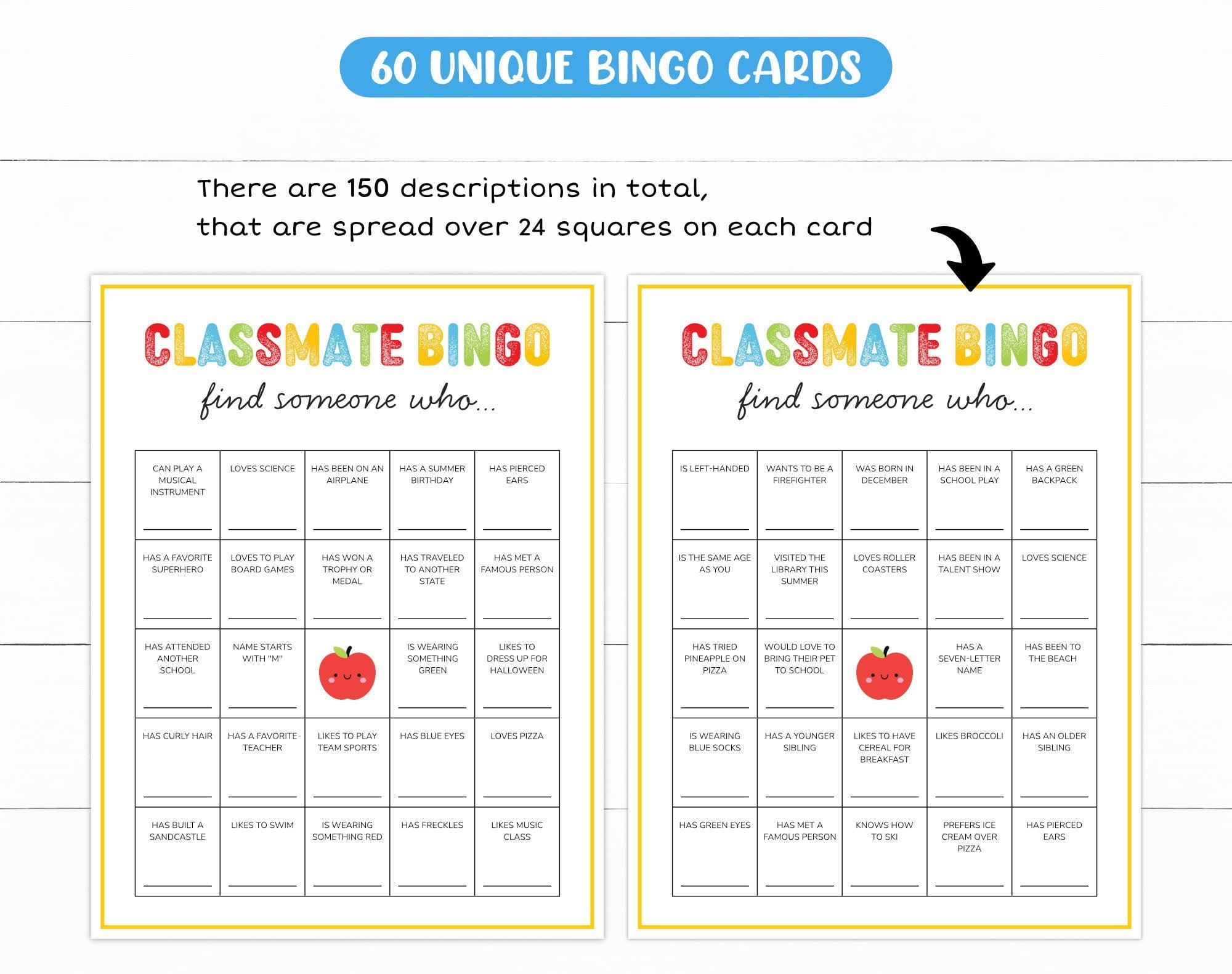 CHUBU Find the Classmate Bingo, Find the Guest Classroom Bingo, Get to ...