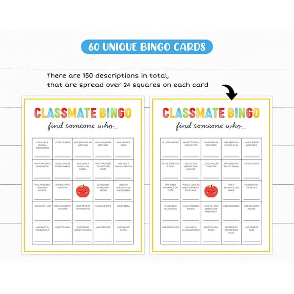 CHUBU Find the Classmate Bingo, Find the Guest Classroom Bingo, Get to ...