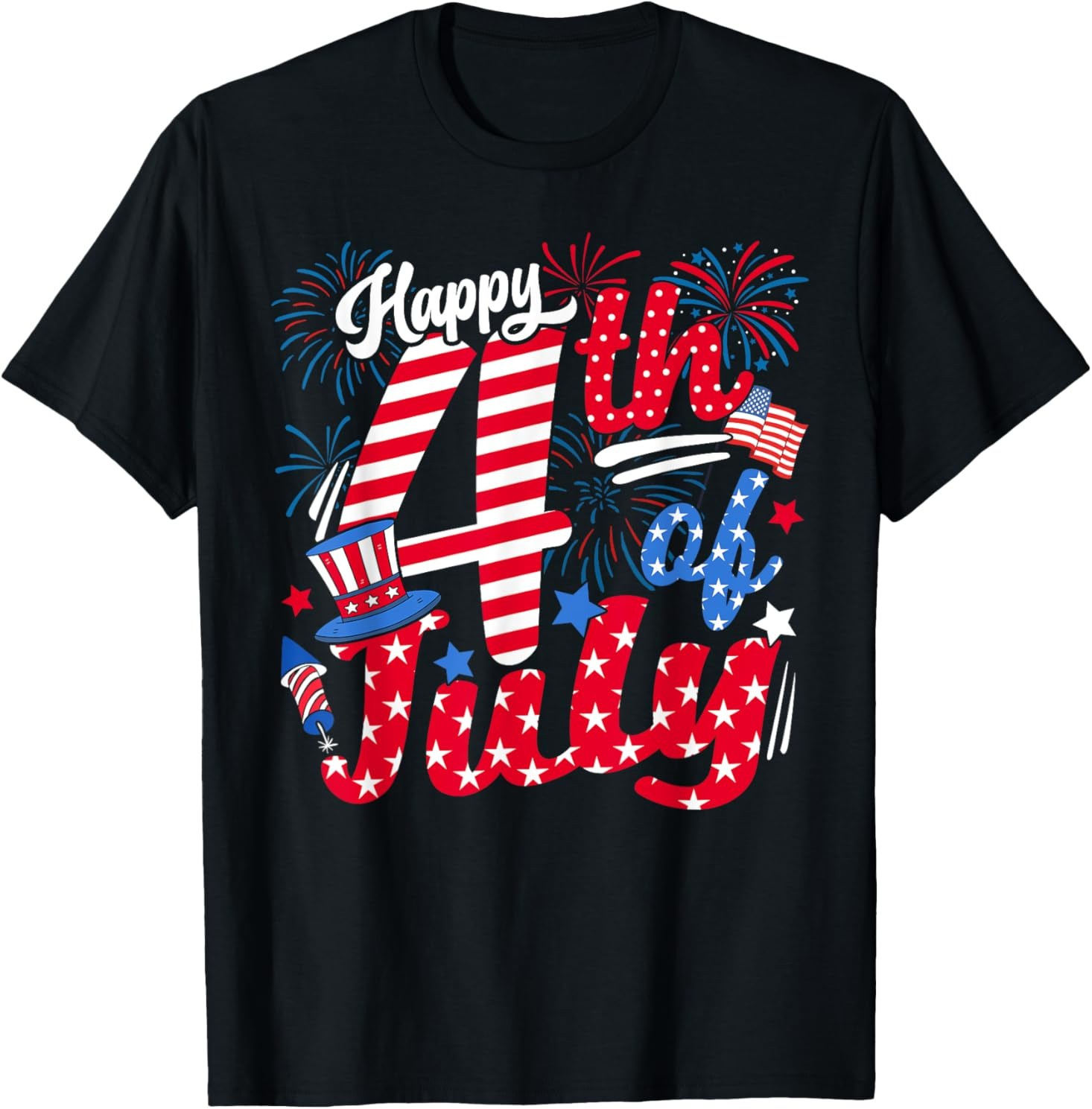 CHUBU Happy 4th Of July US Flag American 4th Of July Independence ...