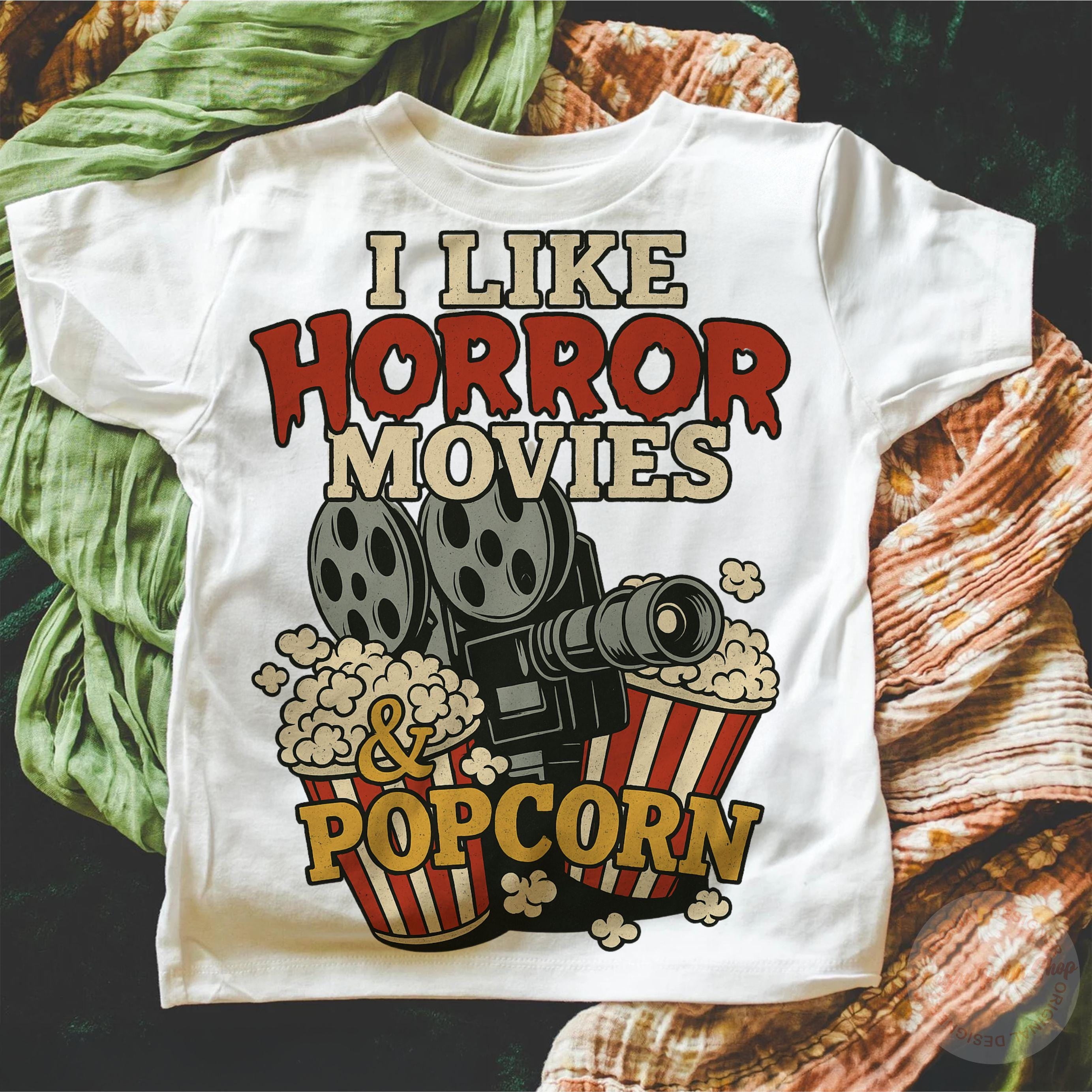CHUBU I Like Horror Movies Halloween ,Spooky Movie Night, Scary Popcorn ...
