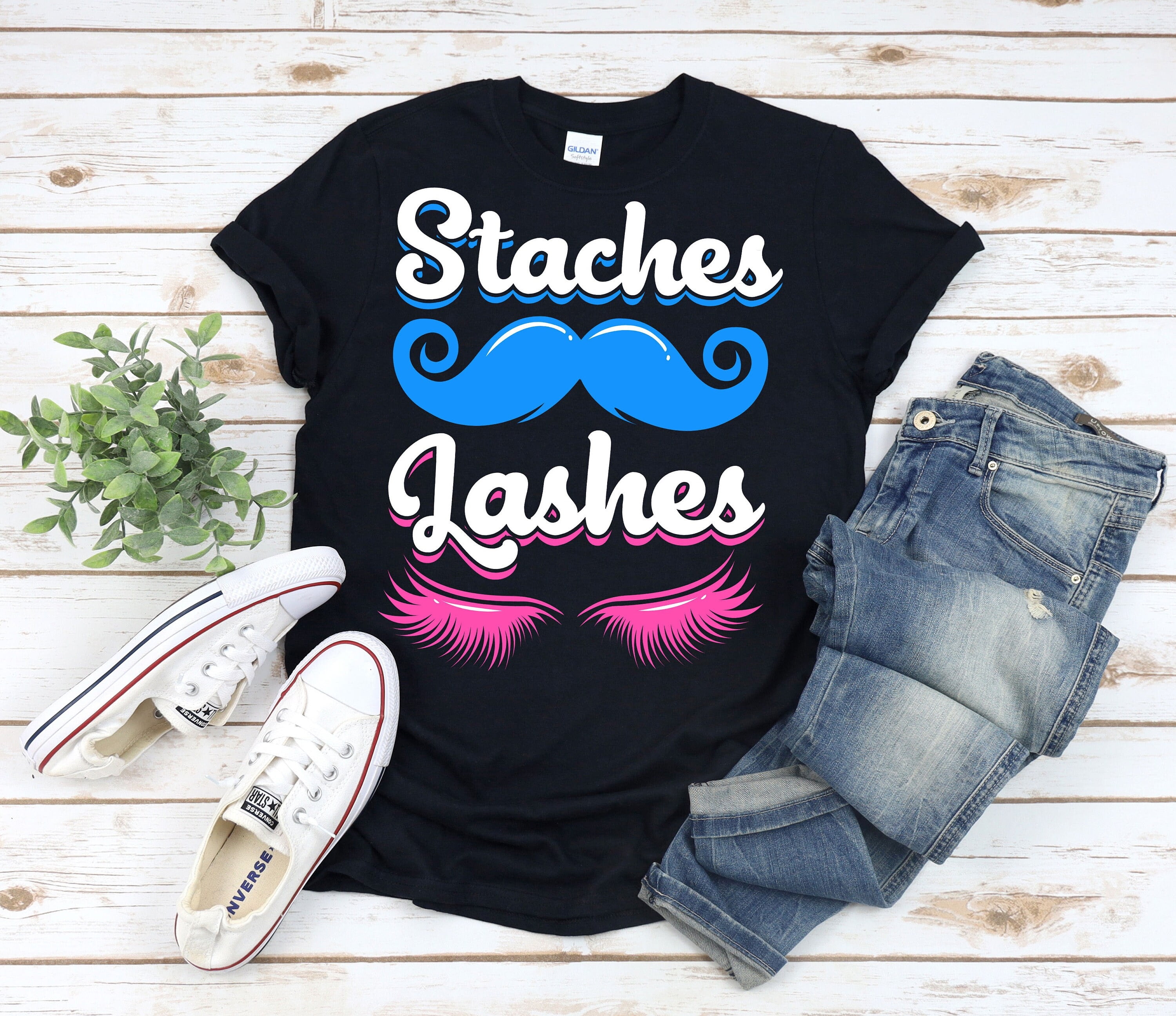 CHUBU Staches Lashes, Staches Or Lashes Gender Reveal, Staches Or ...