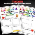 CHUBU Teacher Appreciation Gift Set, Printable Teacher Appreciation ...