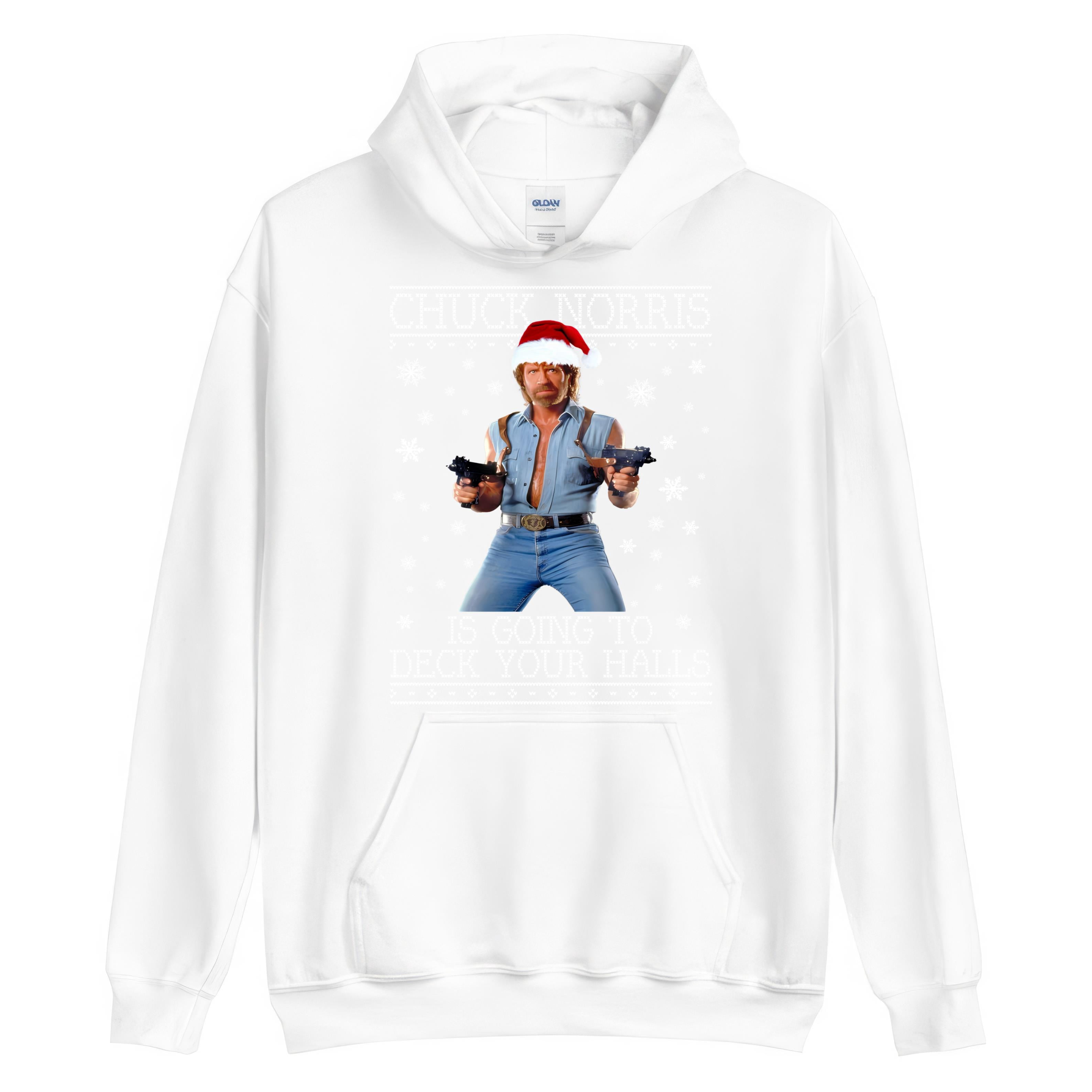 CHUCK NORRIS IS GONNA DECK YOUR HALLS CHRISTMAS SHIRT-TH40651 - Walmart.com