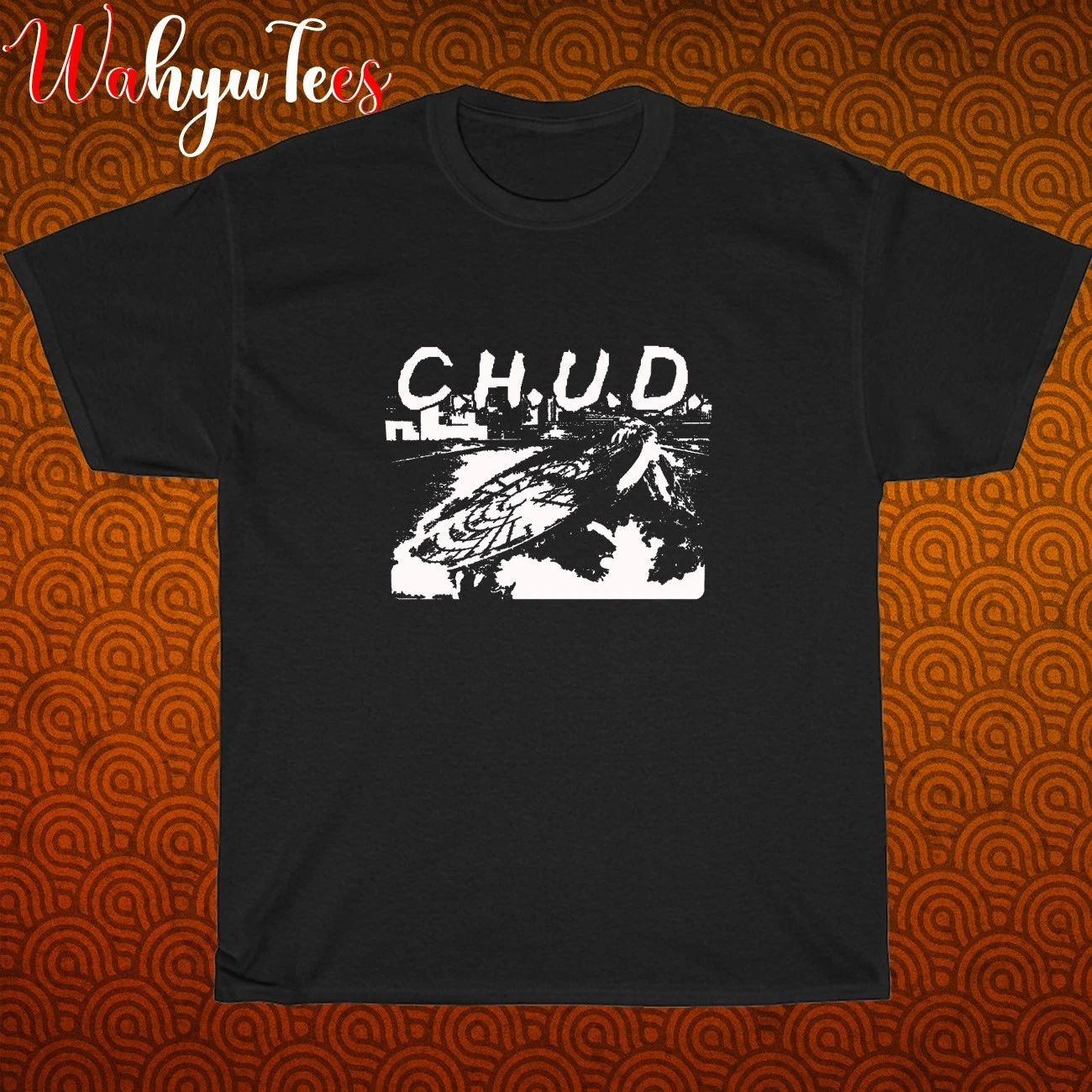 CHUD C.H Retro Horror Movie Logo Black/Navy Size S-5XL Unisex T-Shirt ...