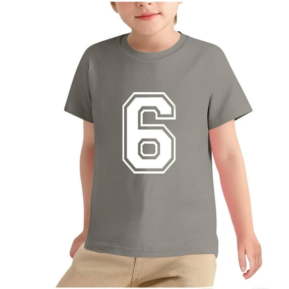 CHUMUD Boys Summer T Shirts Toddler Kids Short Sleeve Shirts Crew Neck ...