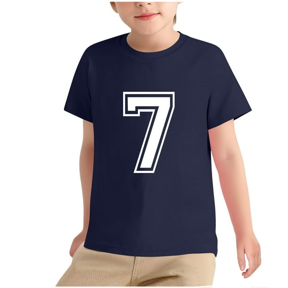 CHUMUD Boys Summer T Shirts Toddler Kids Short Sleeve Shirts Crew Neck ...