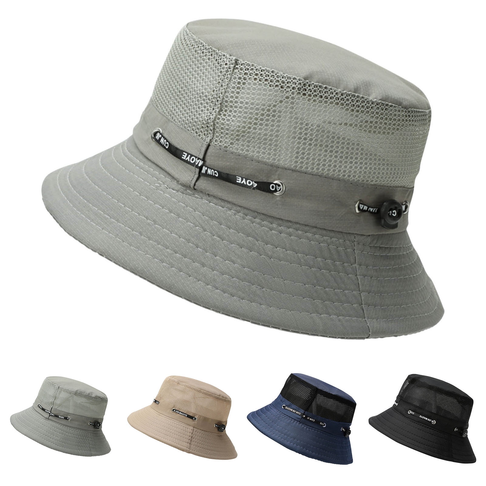 CHUMUD Fashionable Summer Mesh Surf Hats for Men Surf Bucket Hat with ...