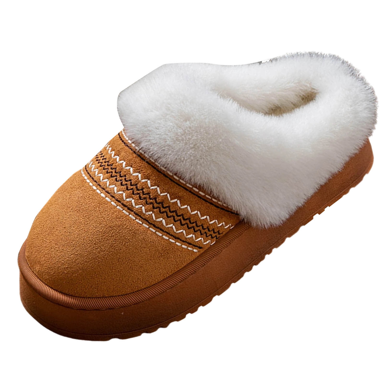 CHUMUD Fuzzy Slippers for Women - Cozy House Shoes with Anti-Slip Sole ...