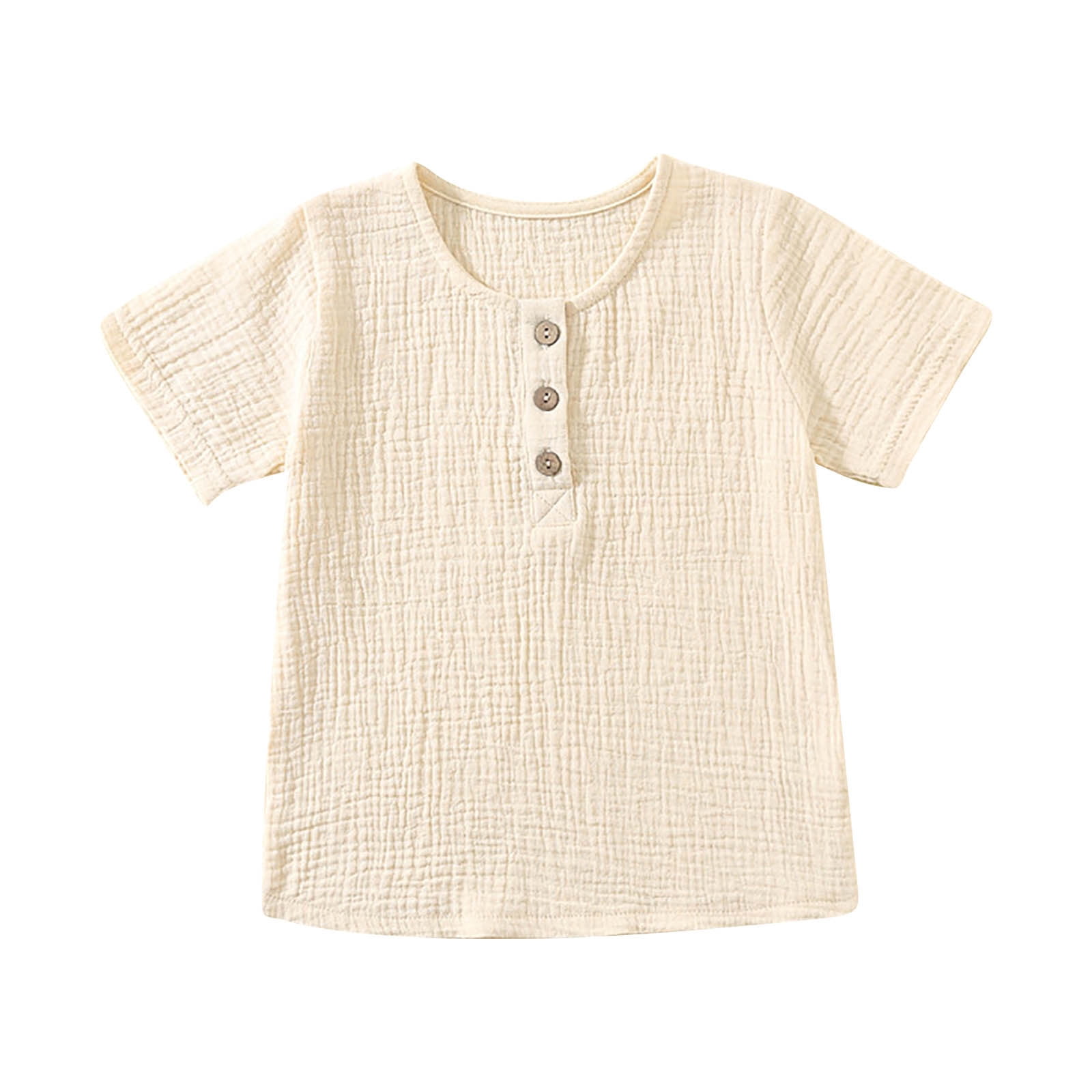 CHUMUD Girls Summer Cotton T Shirts Baby Toddlers Short Sleeve Crew ...