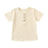 CHUMUD Girls Summer Cotton T Shirts Baby Toddlers Short Sleeve Crew ...