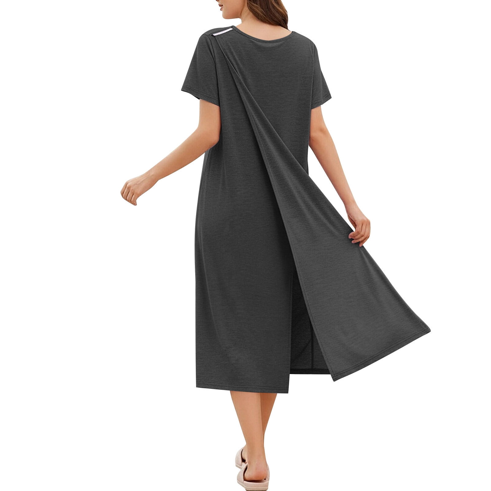 CHUMUD Hospital Gowns for Women Labor Delivery Shoulder Surgery Dress ...