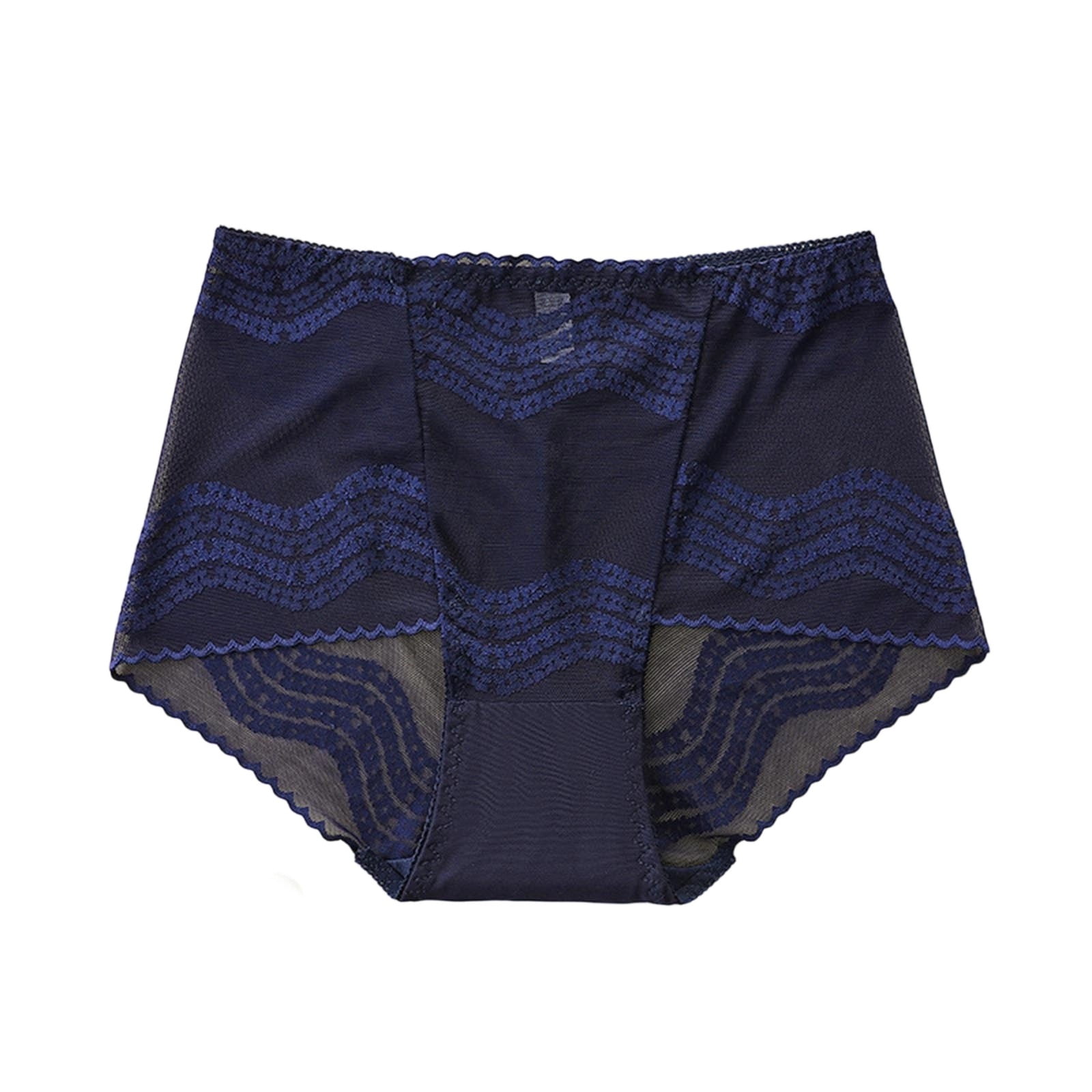 CHUMUD Womens Lace Underwear Full Coverage Briefs High Waisted Panties ...