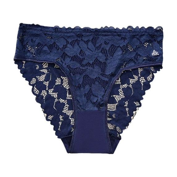 CHUMUD Womens Plus Size Underwear Briefs High Waisted Lace Panties ...