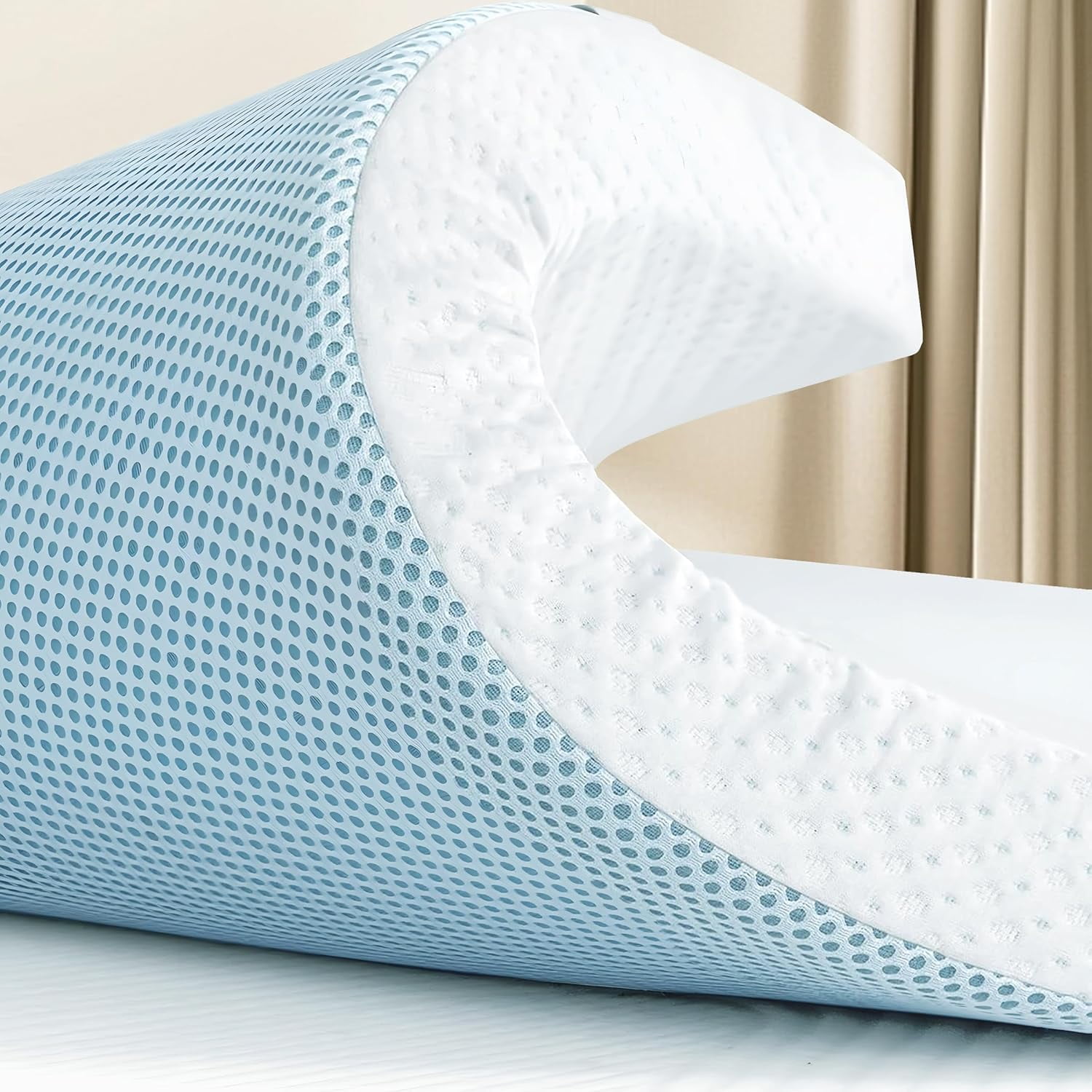 CHUN YI 4 Inch Memory Foam Mattress Topper King, Cooling Gel-Infused ...