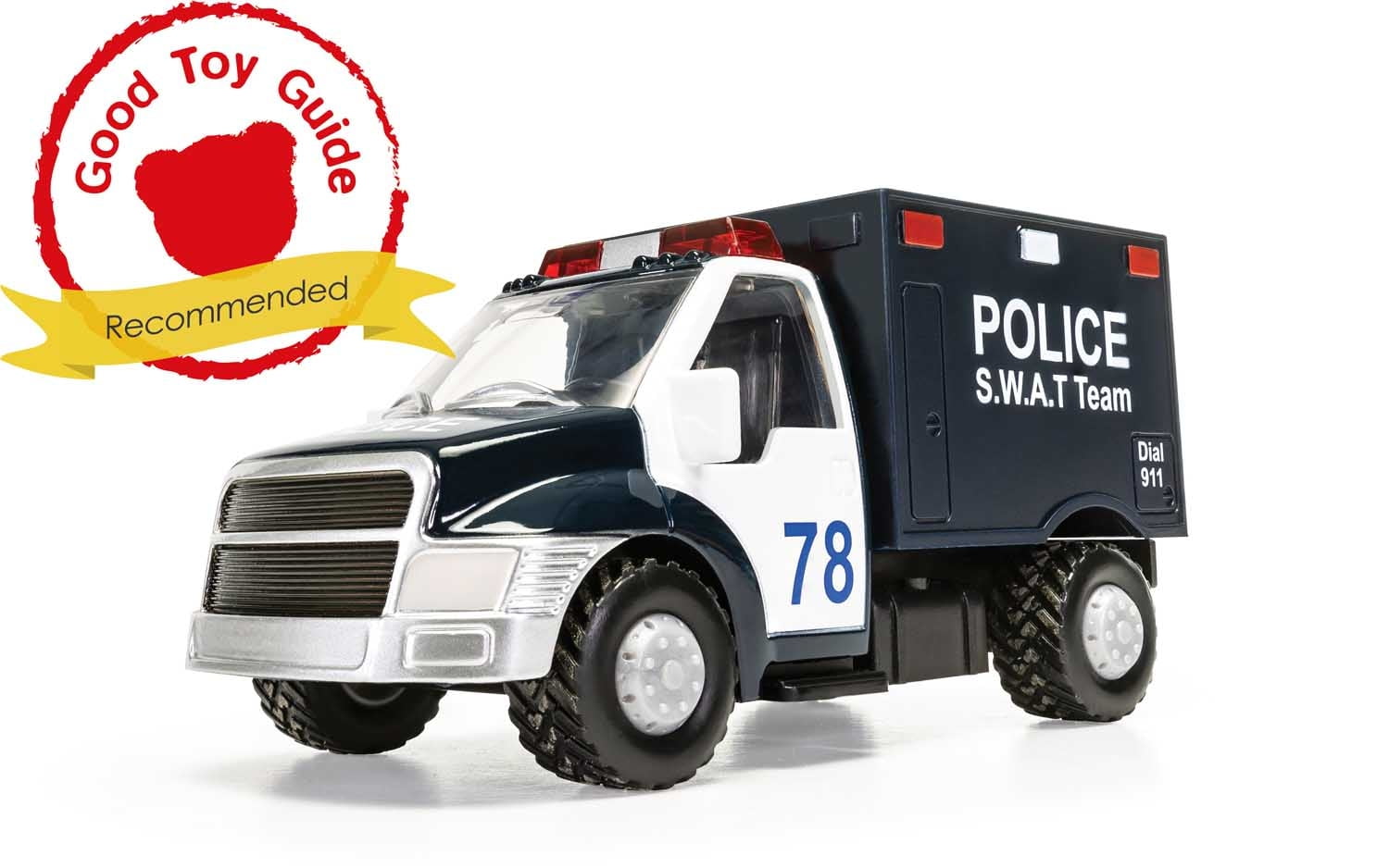 Chunkies CH068 Die-Cast Metal Police SWAT Truck, Indoor/Outdoor ...