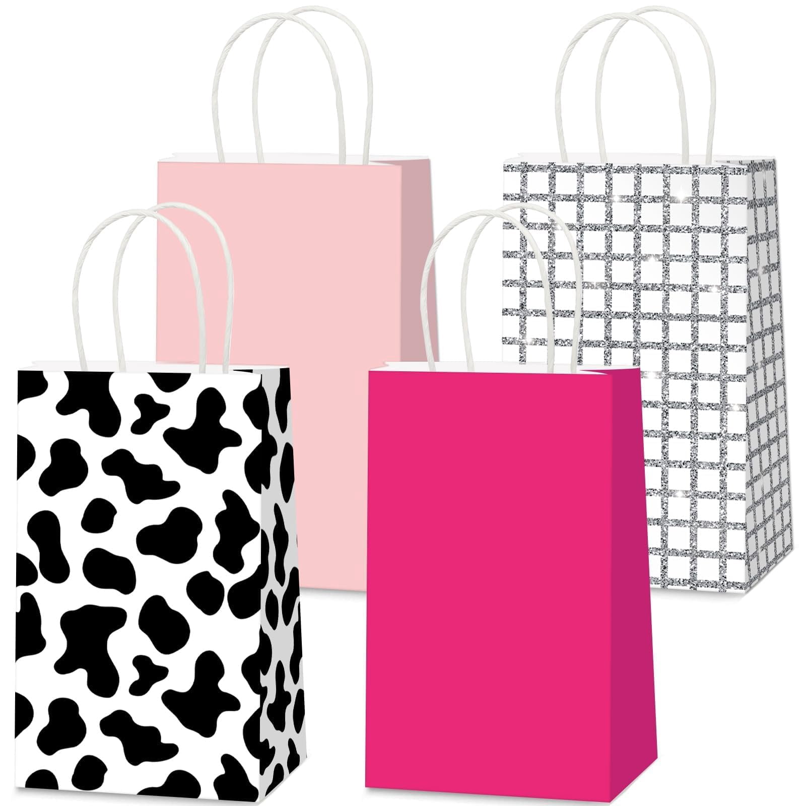 CHUNNIN 12PCS Western Cowgirl TSF6 Paper Bags Cowgirl Party Favor Cow ...