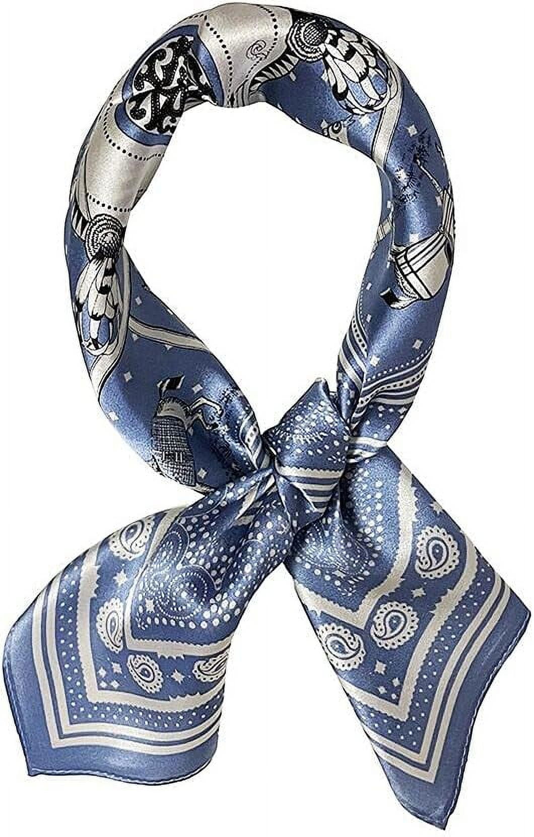 PTSPLLMY 100% Mulberry Silk Neck Scarf 21