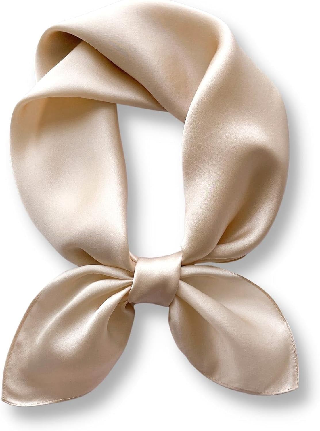 CHUNTIAN 100% Mulberry Silk Neck Scarf 21"x21" Small Square Scarfs for ...