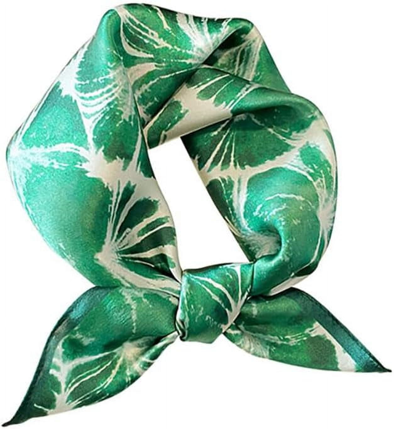 CHUNTIAN 100% Mulberry Silk Neck Scarf 21"x21" Small Square Scarfs for ...