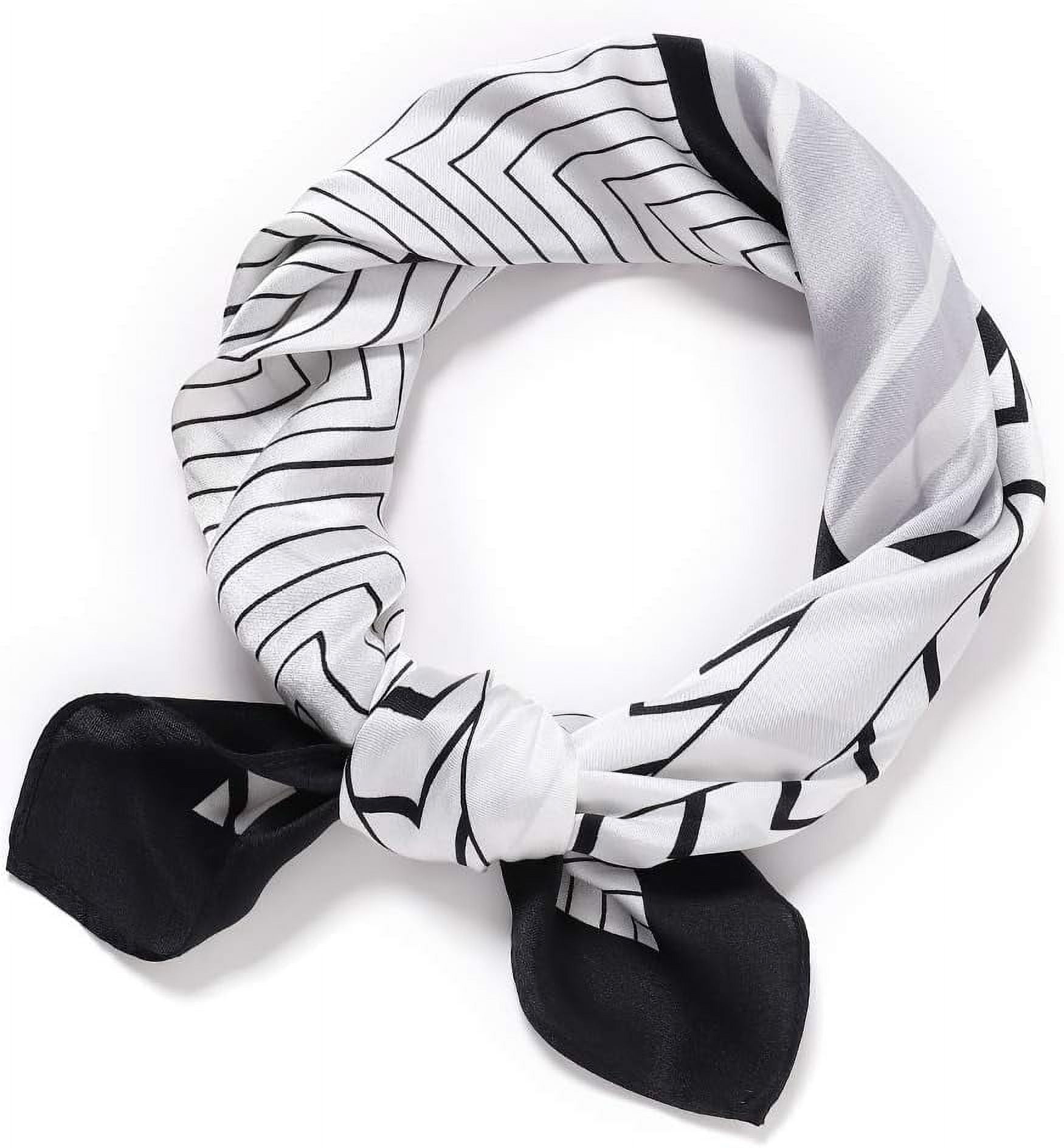 CHUNTIAN 100% Mulberry Silk Scarf Head Scarf for Women Hair Scarf for ...